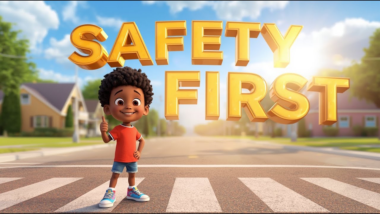 SAFETY FIRST 🚸 | The Cutest Pixar-Style Lesson on Crossing the Street ...