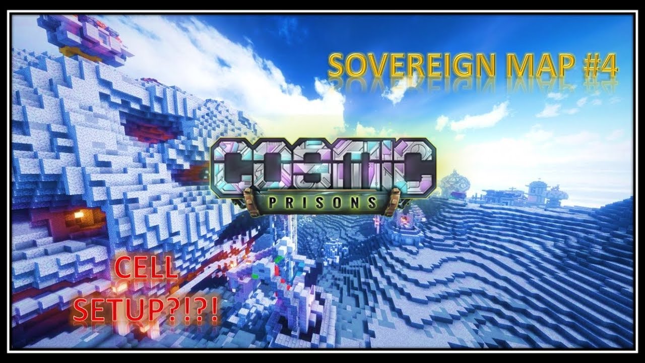 CELL SETUP?!!?!? MINECRAFT COSMIC PRISONS SOVEREIGN PLANET SERIES - YouTube