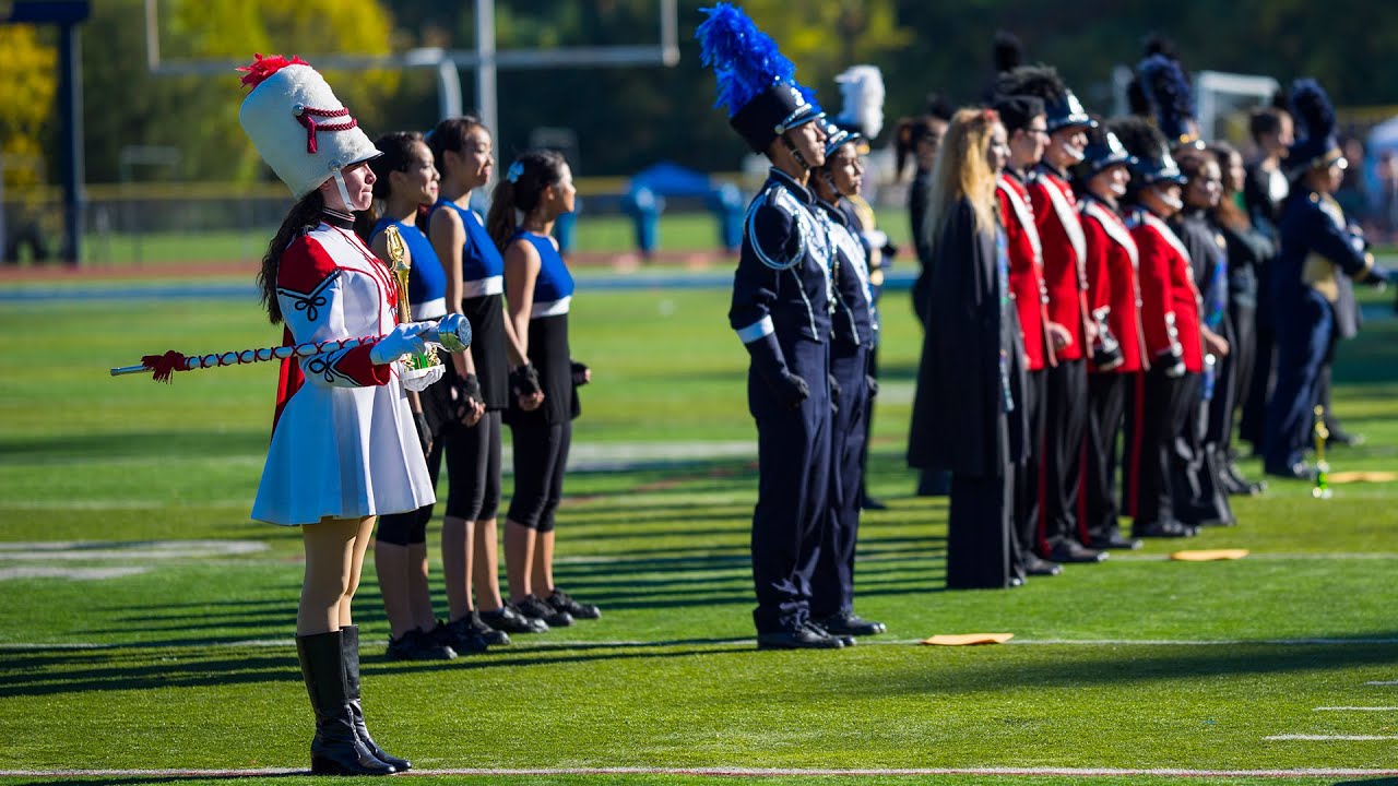 Clifton HS Mustang Marching Band Exhibition Performance 2015 at Midland ...