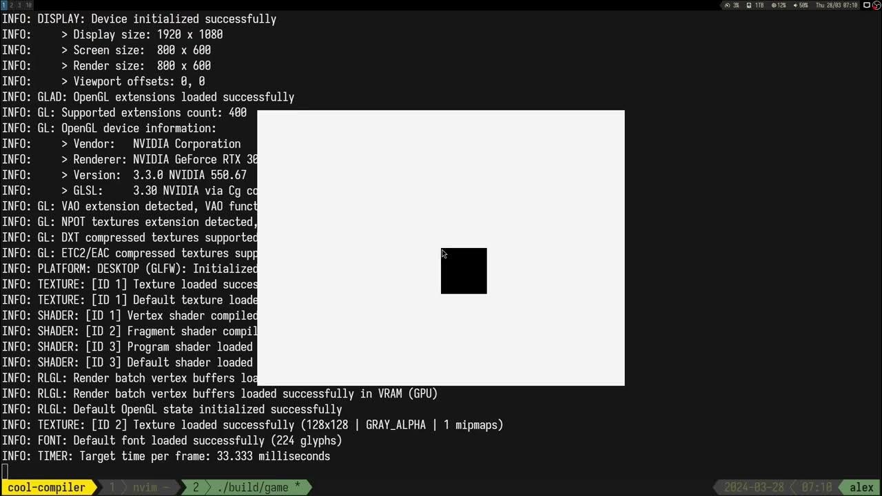 Raylib In Our Programming Language Coding Day 64 Youtube