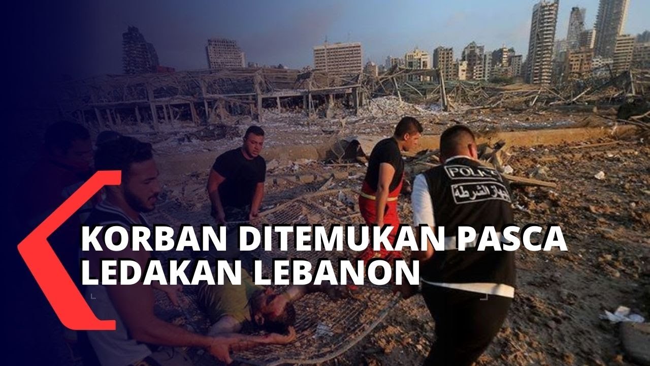 Detik-Detik Korban Ditemukan Pasca Ledakan di Beirut Lebanon - YouTube