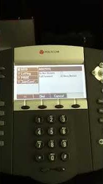 How to dial using Polycom phones - YouTube