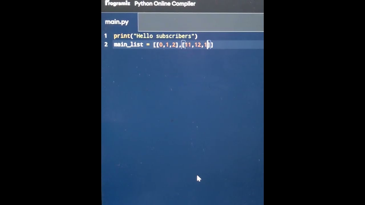 Python Code To Combine Nested Lists Into One List YouTube Python Code To Combine Nested Lists Into One List YouTube