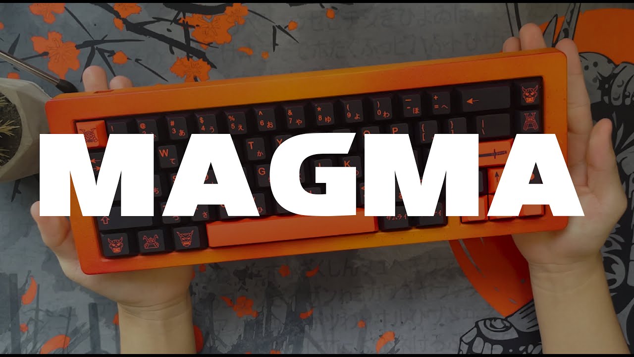 Sound test Keyboard | NR65 Magma Prototype ASMR | Frankenswitch - YouTube