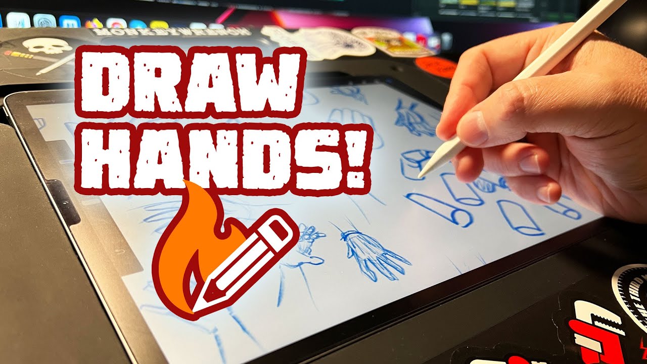 Having Trouble Drawing Hands? Here's How I Do it! | Wednesday Warm-Up ...