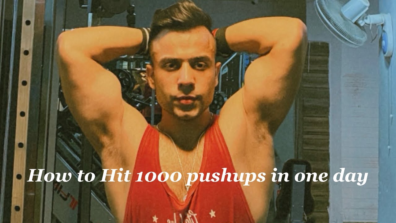 How to hit 1000 push-ups in one day | Productive method applied - YouTube