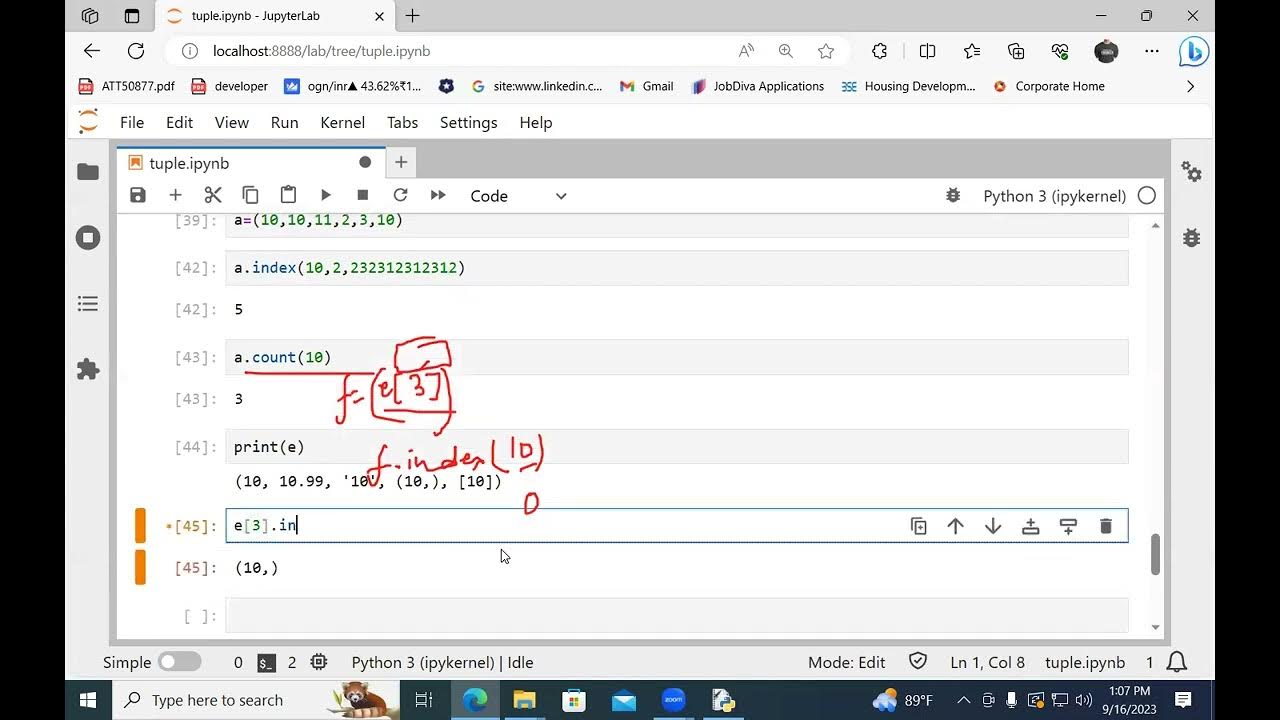 Tuple And Set Datatype Python Part 3 Youtube