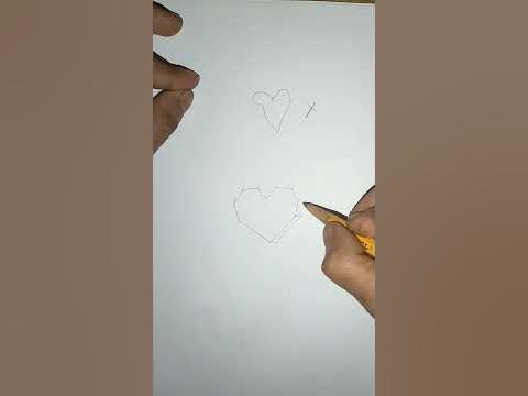 how to draw a perfect heart - YouTube