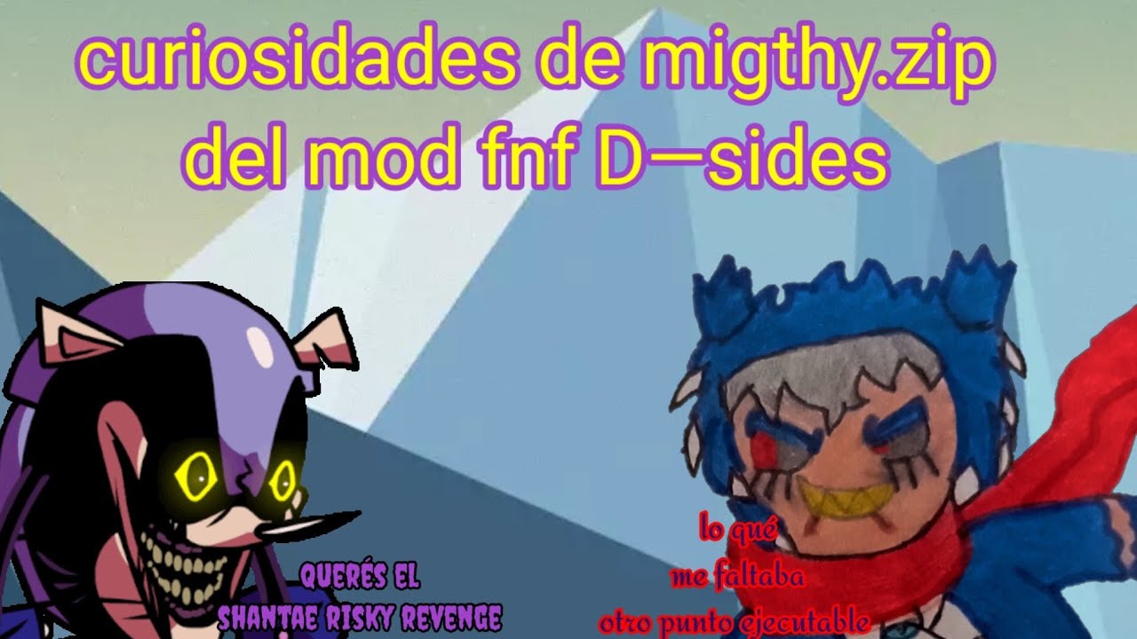 curiosidades de migthy.zip del mod fnf D—sides - YouTube