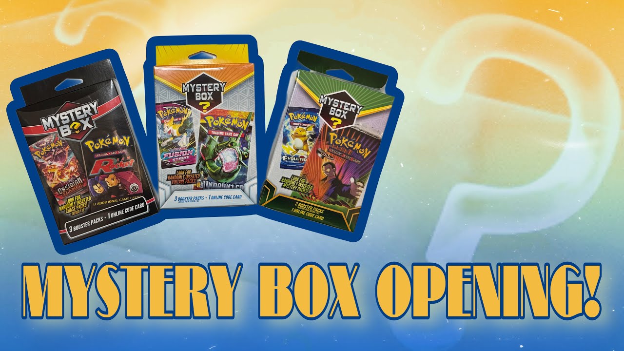 Pokemon Card Mystery Box Opening! Chasing a Vintage Pack & Top Pulls ...
