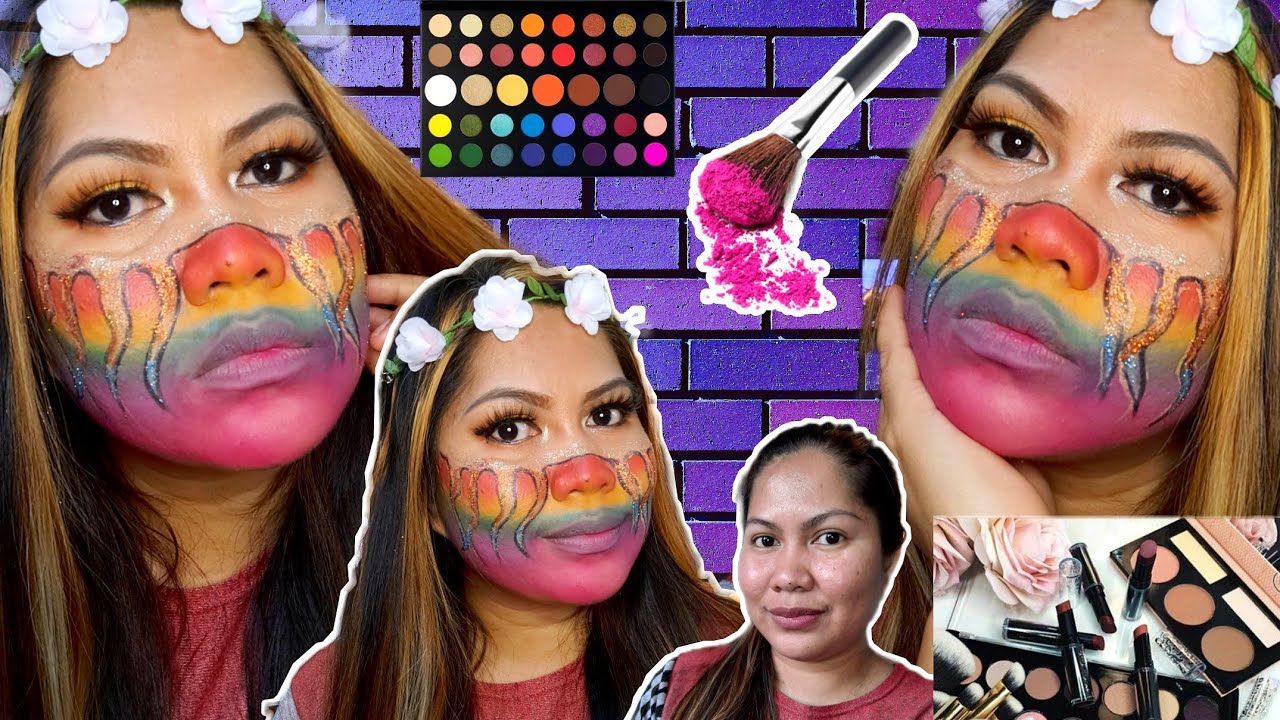rainbow 🌈 makeup tutorial - YouTube