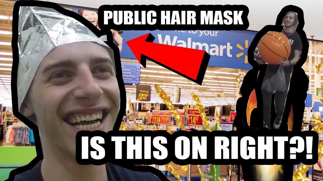 WHAT THE HECK IS A HAIR MASK?! (Public hair mask) - YouTube