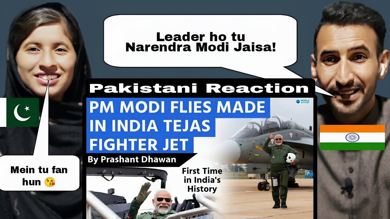 Pakistani Reaction on Narendra Modi Flies Tejas Fighter Jet || Narendra ...