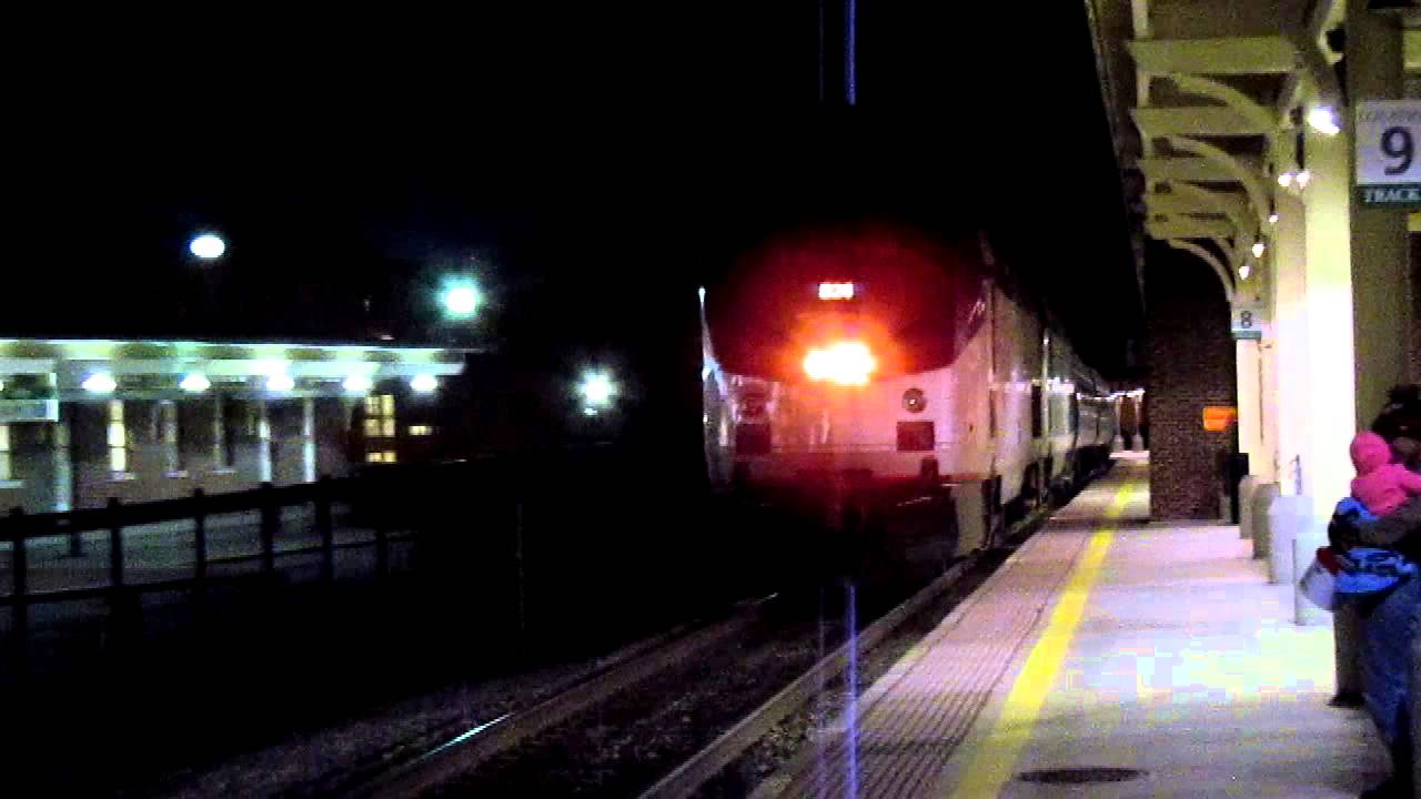 Amtrak Train 19 Arrives Greensboro with #824 and #13 - YouTube