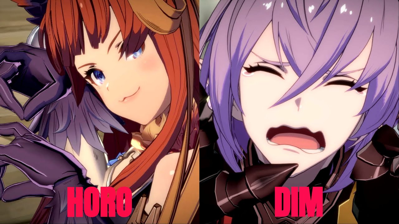 GBVSR High Level Gameplay Horo Yuel VS Dim Grimnir - YouTube