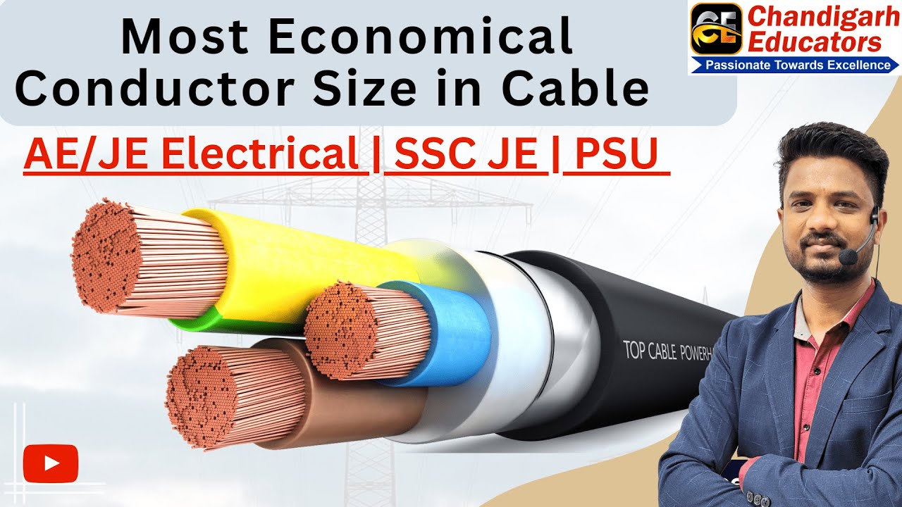 Most Economical Size in Cable | UG Cable | Power System |SSC JE| CDG ...