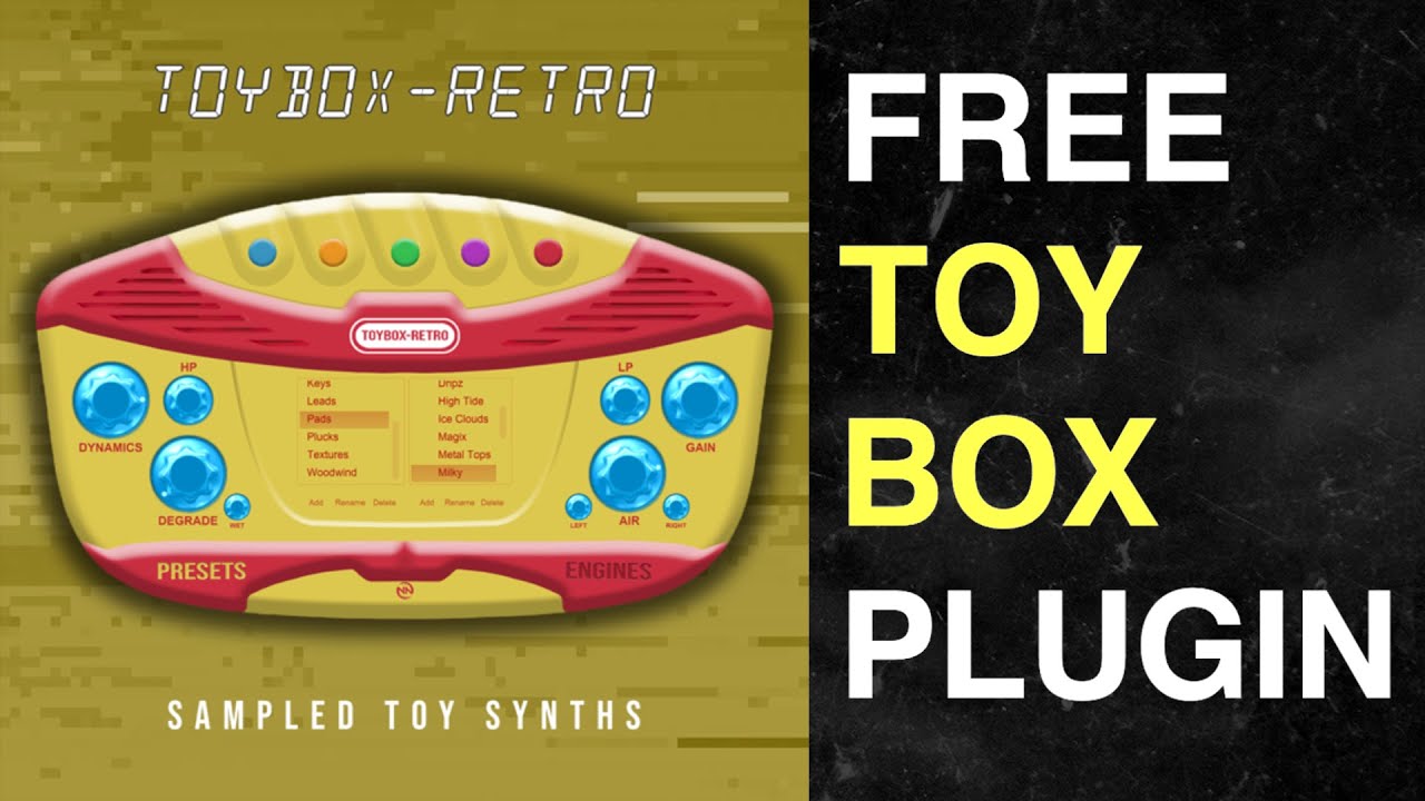 FREE PLUGIN (VST3 & AU) - Toybox Retro - Sampled Toy Synths ...