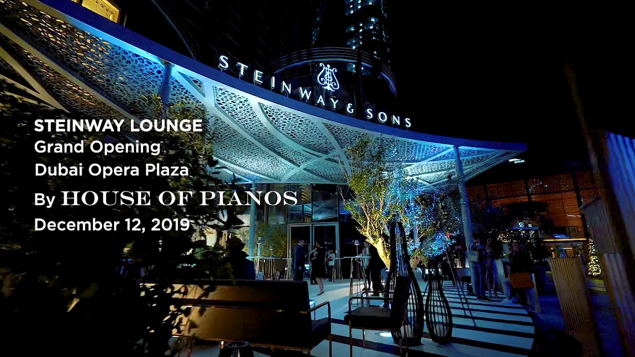 STEINWAY LOUNGE Grand Opening - YouTube