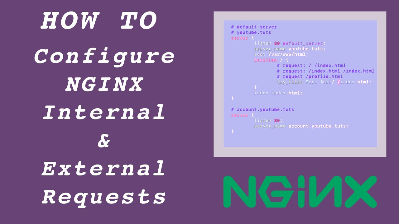 Configured NGINX Web Server on Debian for Internal and External Requests - YouTube
