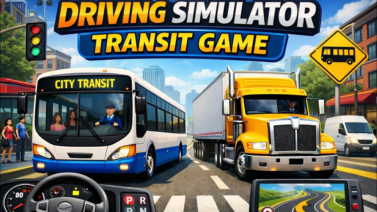 🚍🚚 Driving Simulator: Transit Game gameplay - YouTube