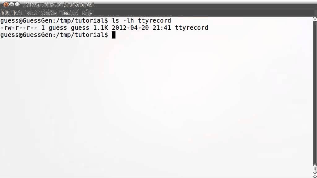 ttyrec Inregistrarea comenzilor din tty (Unix terminal interface) - YouTube