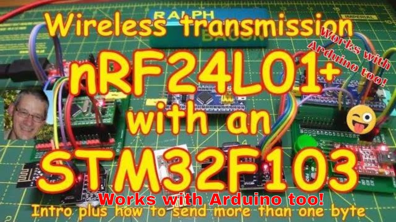 158 Nrf24l01 With Stm32f103 Blue Pill Transfer More Data Easy Youtube