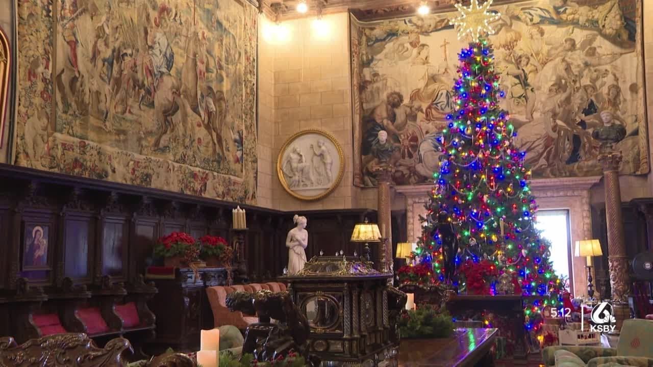 How you can see Hearst Castle in all its holiday glory - YouTube