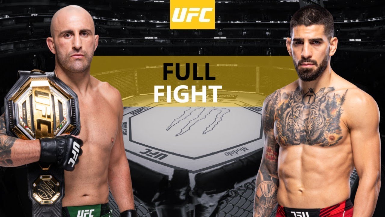 Alexander Volkanovski vs Ilia Topuria UFC 298 - Full Fight HD - YouTube