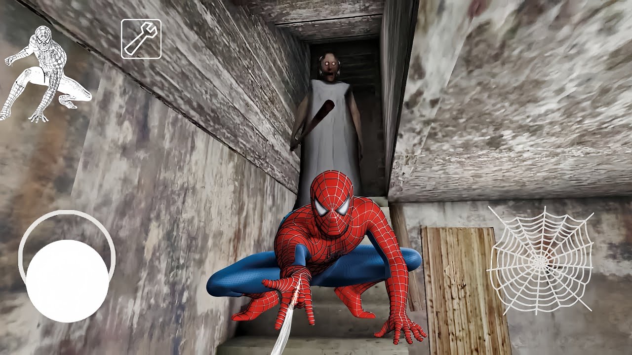 Granny House Door Escape | Playing As Spider-Man | Door Escape Full ...