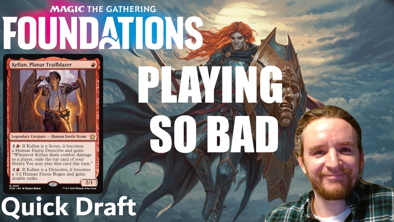 PLAYING SO BAD! Members Only | MTG Foundations Quick Draft | MTG Arena - YouTube