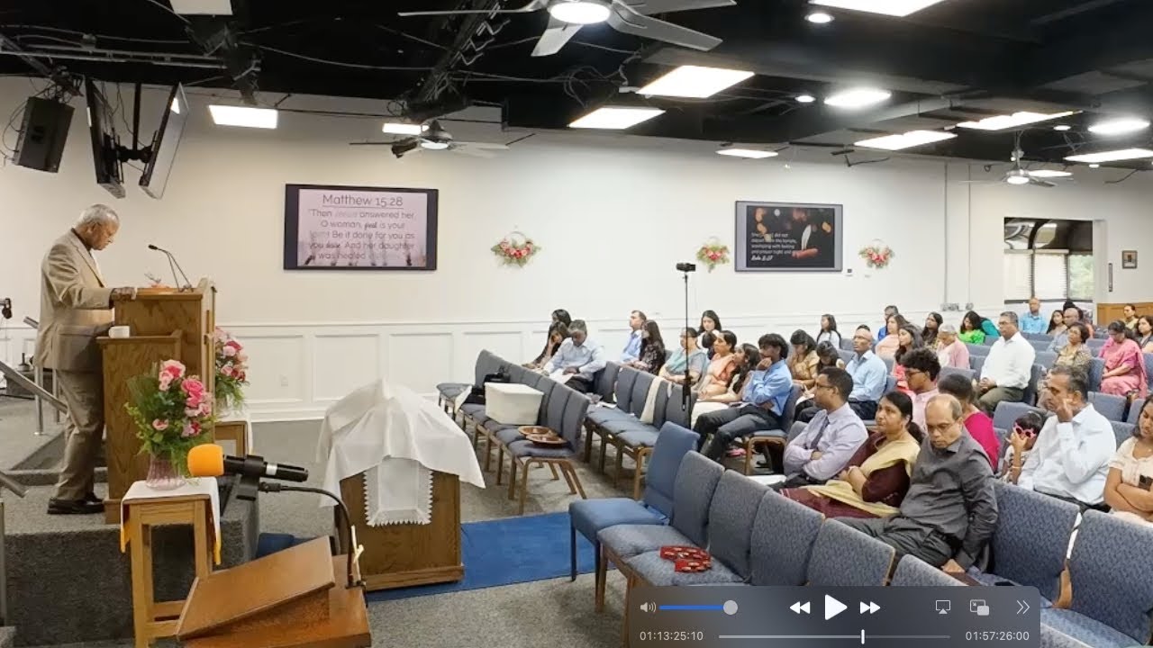 International Community Church Worship Service including Message. May ...