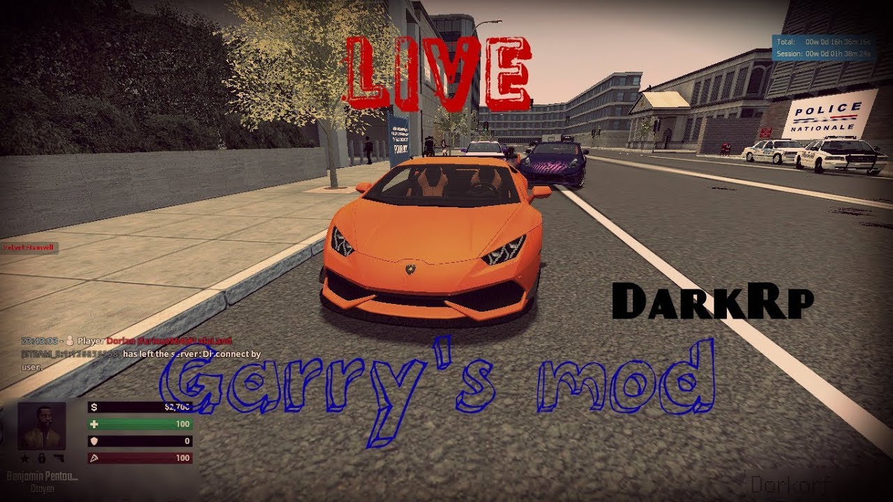 Garry's mod Darkrp FR ! Vive les printers et la drogue ! Oscar rp - YouTube
