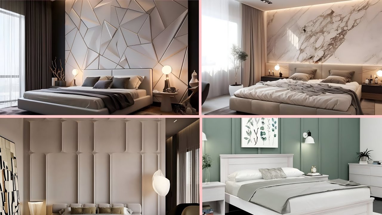 BEAUTIFUL BEDROOM WALL PANEL DESIGN | RRI DESIGNERS - YouTube