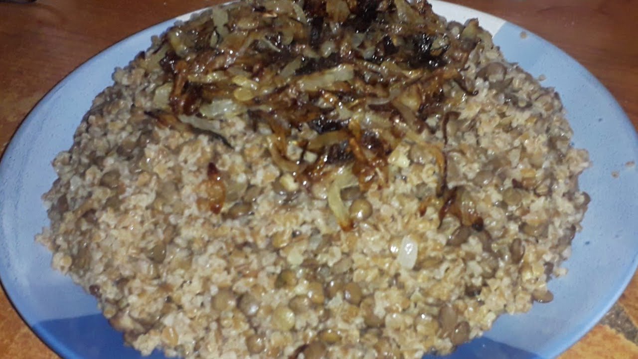 مجدرة البرغل | Tabekh Em Rabih - YouTube