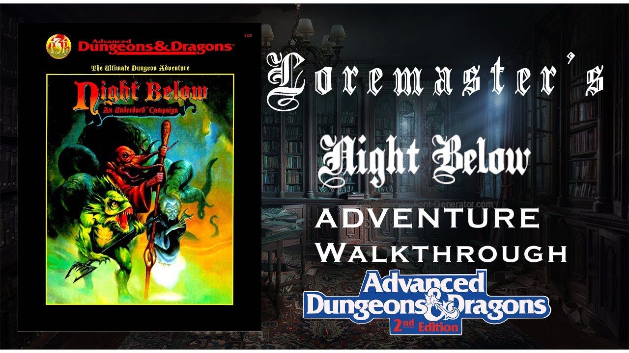 Night Below - Review and in Depth Game Master Guide Part 1 - YouTube