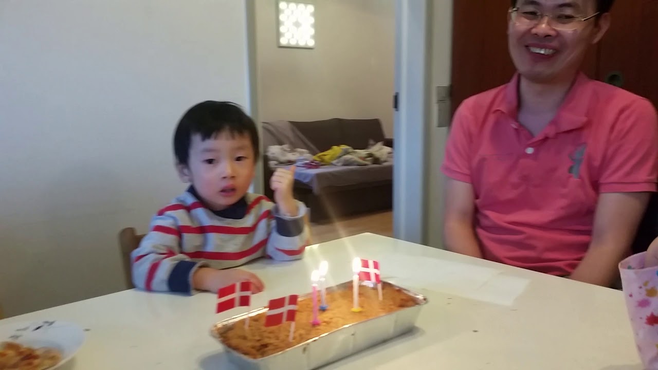 Tillykke med fødselsdagen til 3 år gammel William og Lillian Tran - YouTube