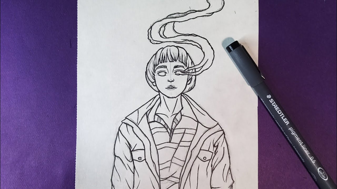 How to Draw WILL - Stranger Things 4 | Step by Step - YouTube