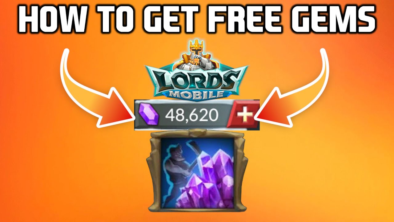 Lords Mobile Free Gems Glitch! How to Get Gems for FREE (Gems Codes ...