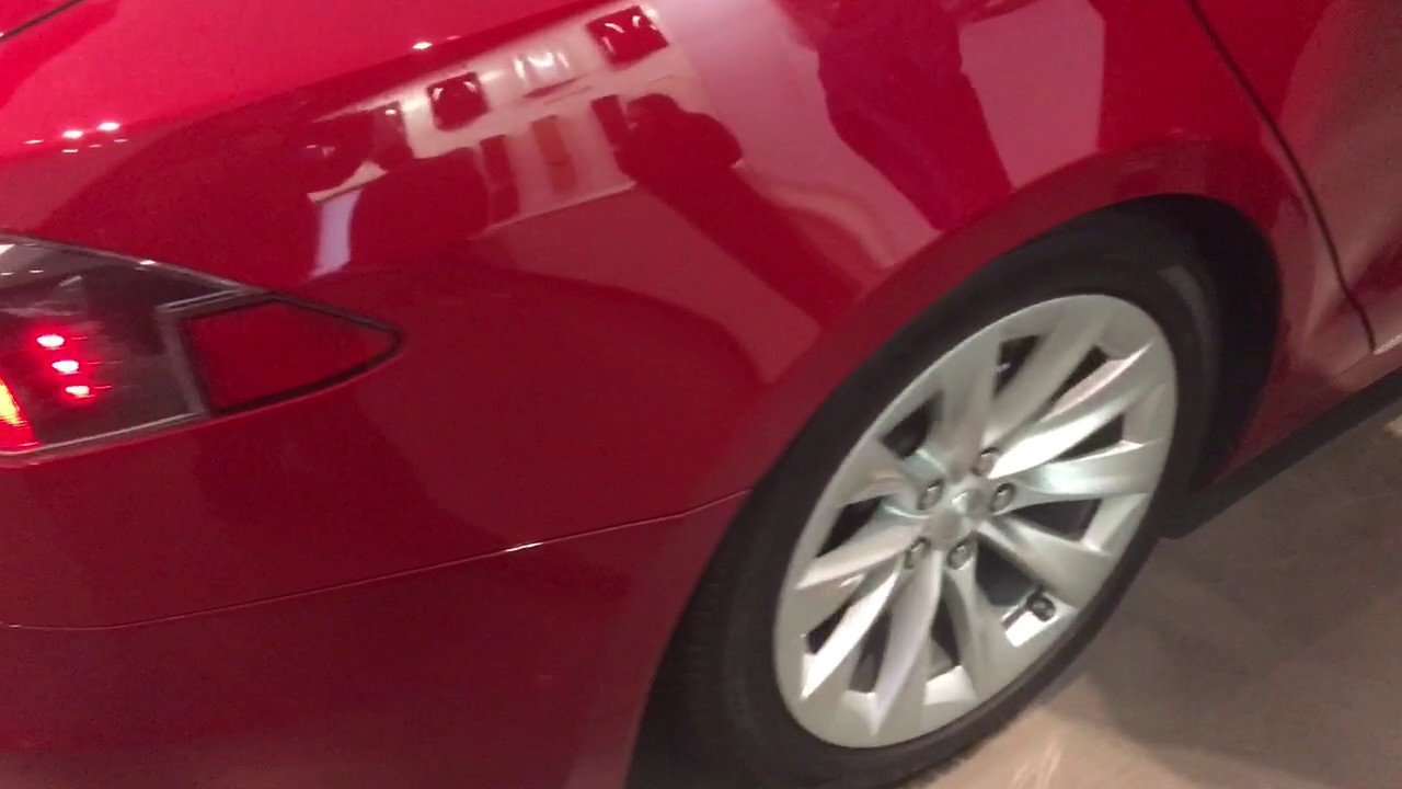 Tesla Model S as seen at Tesla Store in Bellevue Square Mall Bellevue ...