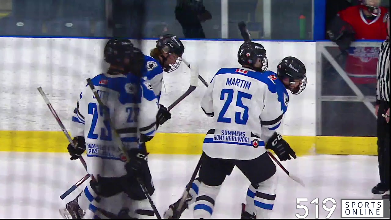 GOJHL - Strathroy Rockets vs London Nationals - YouTube