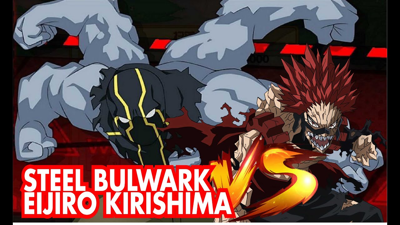 EIJIRO KIRISHIMA VS STEEL BULWARK - YouTube