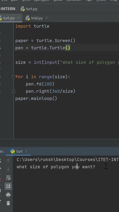 Python Turtle Shorts Pythonprogramming Pythonshorts Youtube