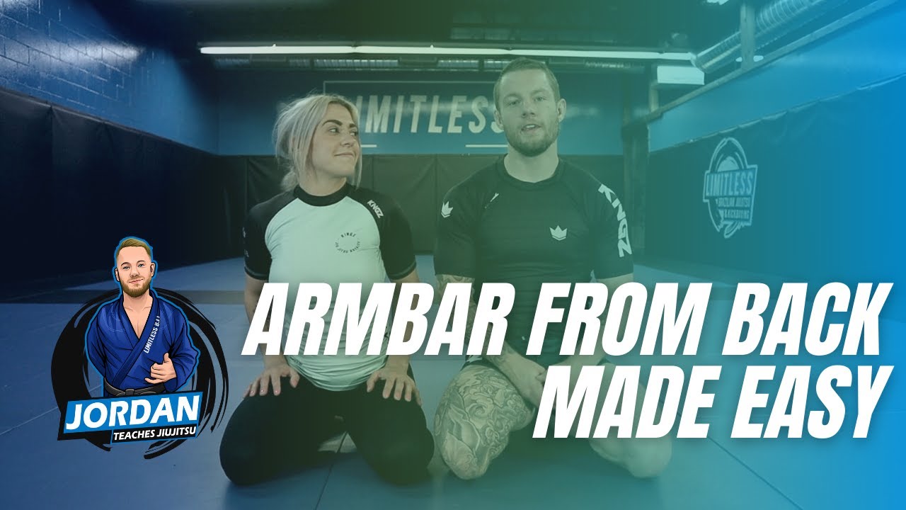 Arm Bar From Back Control (Kimura Seatbelt Armbar) - YouTube