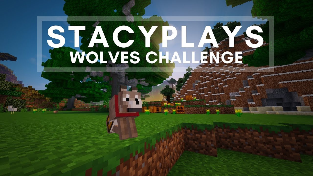 RARE DONKEY WOLF? - STACYPLAYS WOLVES CHALLENGE MODDED MINECRAFT (EP.9 ...