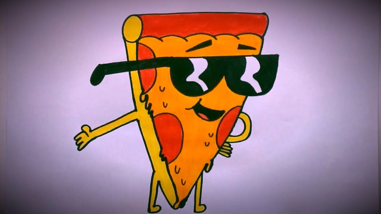 How to draw Pizza Steve 🍕 ️ - YouTube