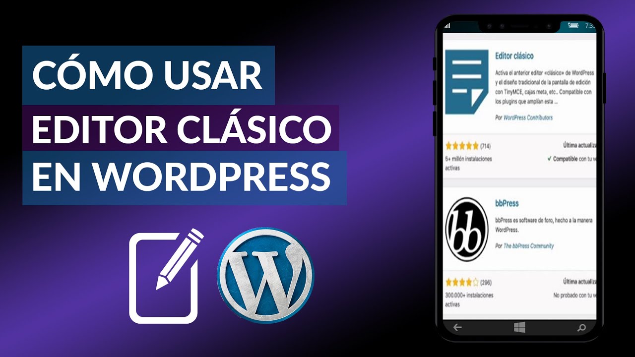 Cómo Usar el Editor Clásico en WordPress | Volver al Editor Clásico - YouTube