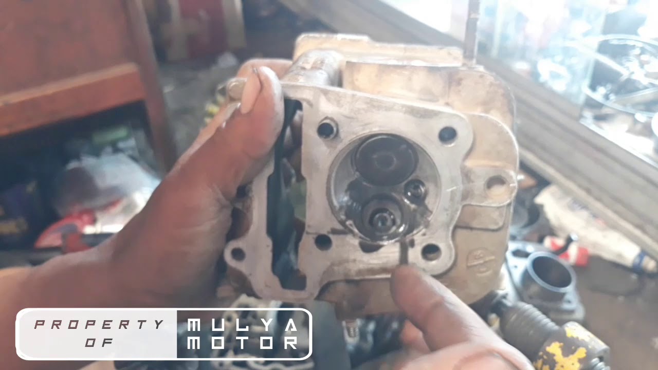 Cara baik & benar gerinding,sekur, sekir klep semua motor 4t - YouTube