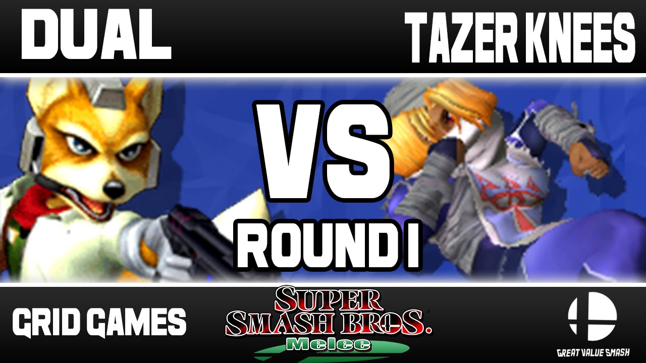 [Melee] Dual (Falco) VS MH | Taser Knees (Sheik) | Grid Weekly Round 1 ...