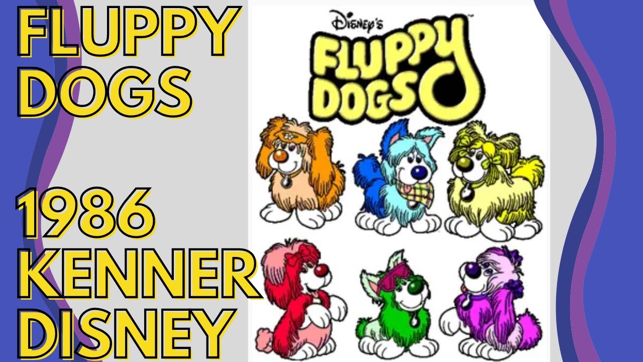 RARE Disney Kenner FLUPPY DOGS Dealer Catalogue Prototype Artwork ...