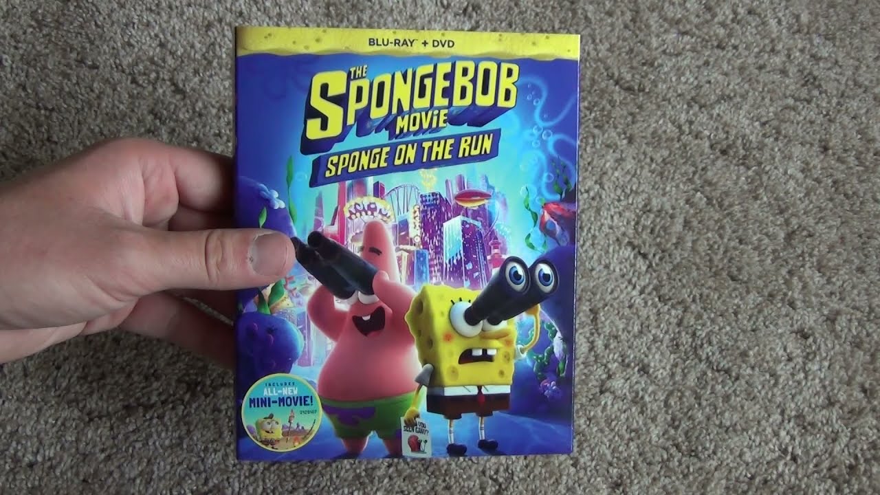 The SpongeBob Movie: Sponge on the Run Blu-Ray + DVD Unboxing - YouTube